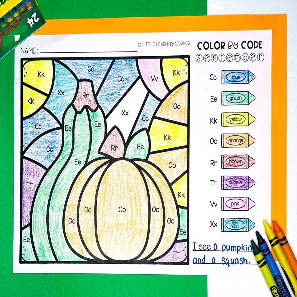 Grab Your 6 Free September Color-by-Codes!