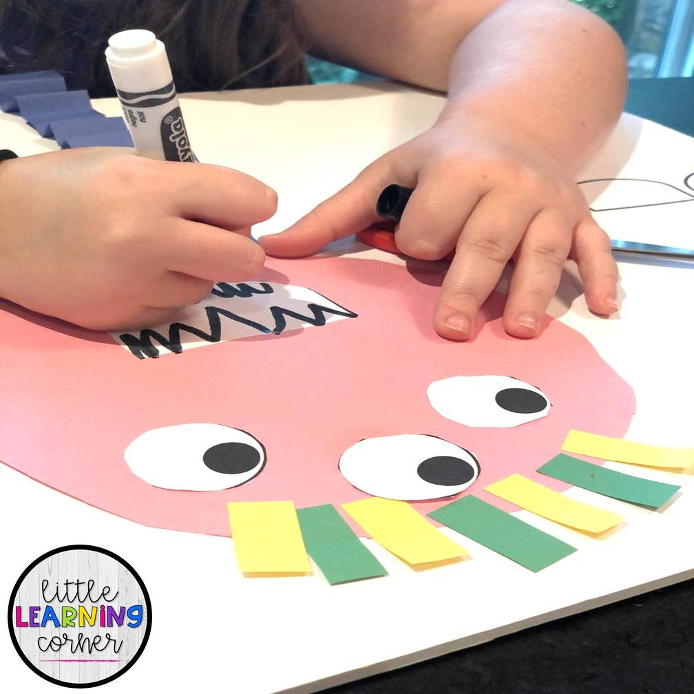 Grab Your free Shape Monster Craft