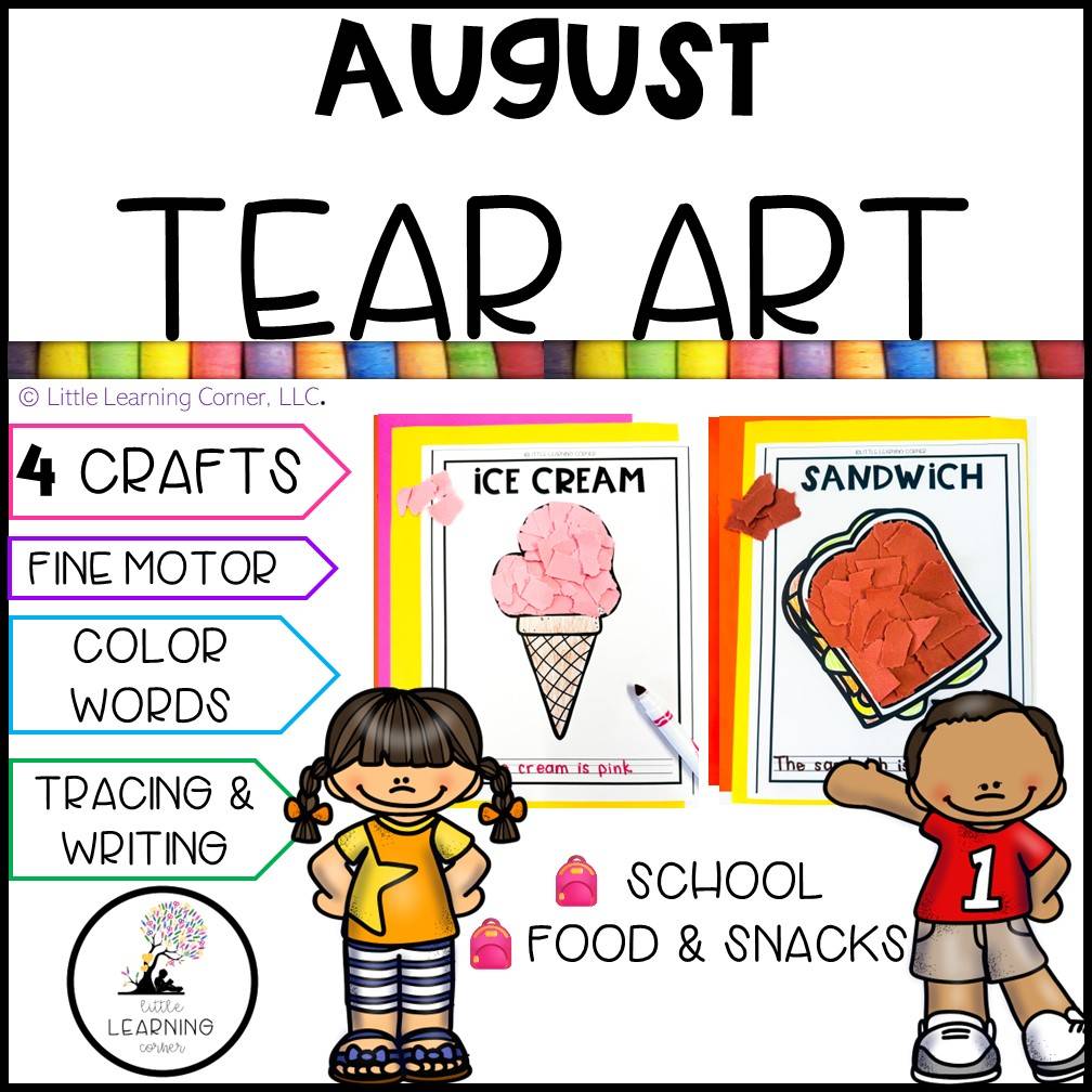 Grab Your Free August Tear Art Printables