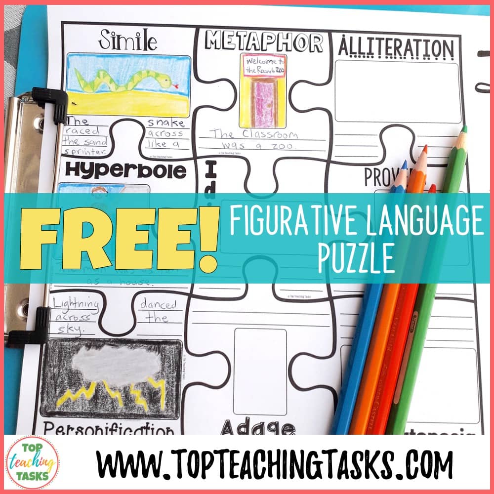 Download our Free Figurative Language Puzzle
