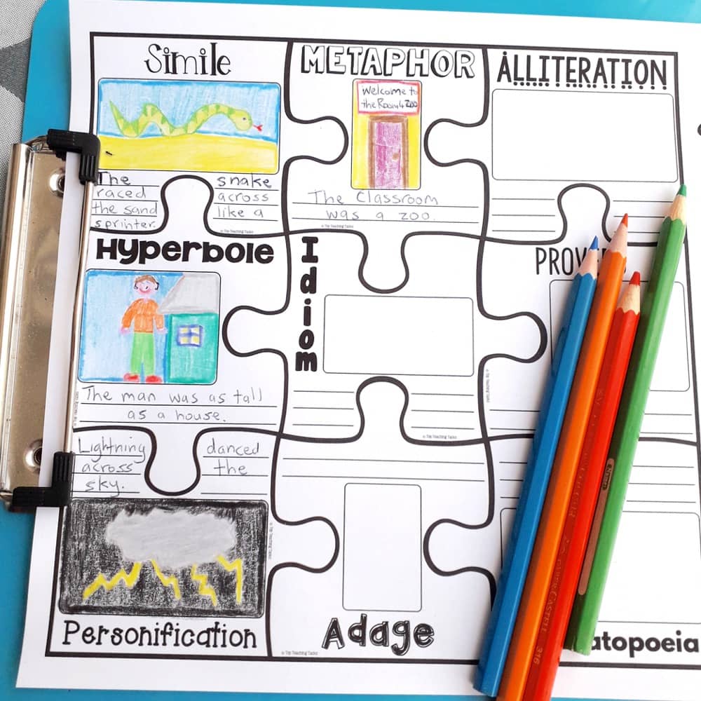 Download our Free Figurative Language Puzzle