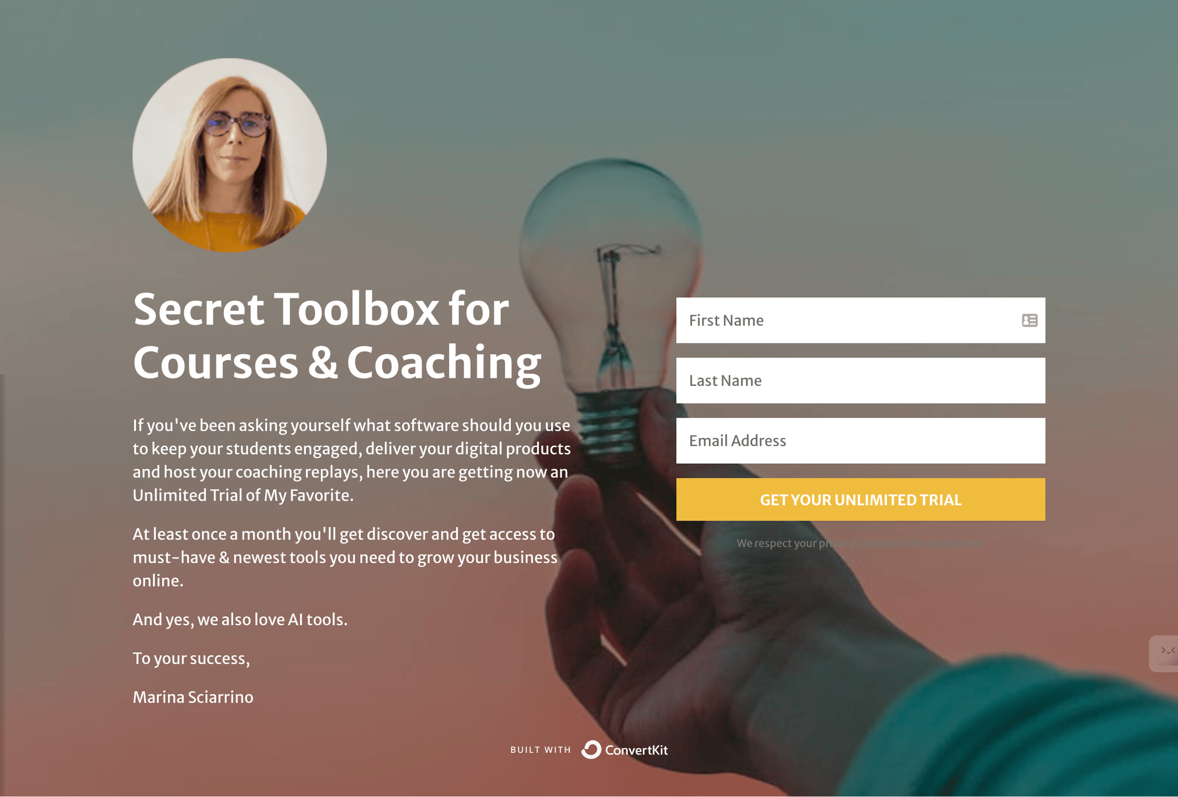 Secret Toolbox for Courses & Coaching