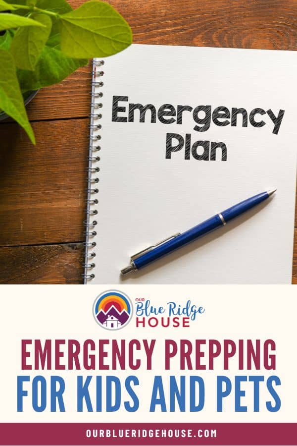 Emergency Prepping for Kids and Pets | Free Checklist - Our Blue Ridge ...
