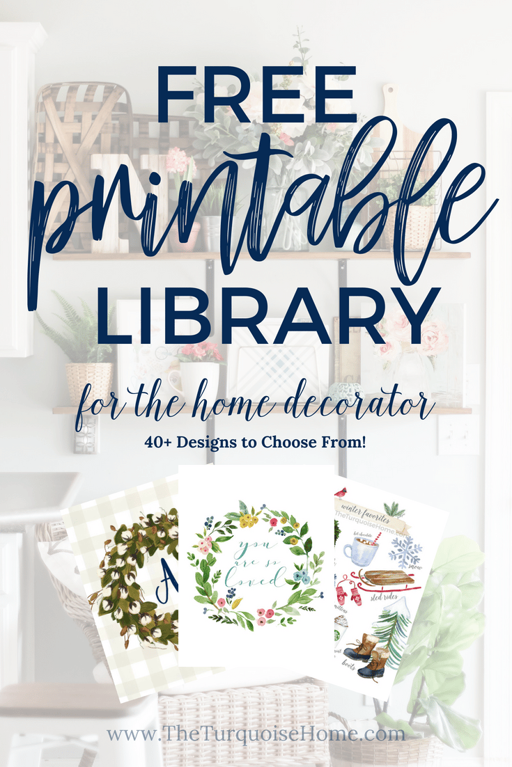 Home Decorator's Free Printable Library