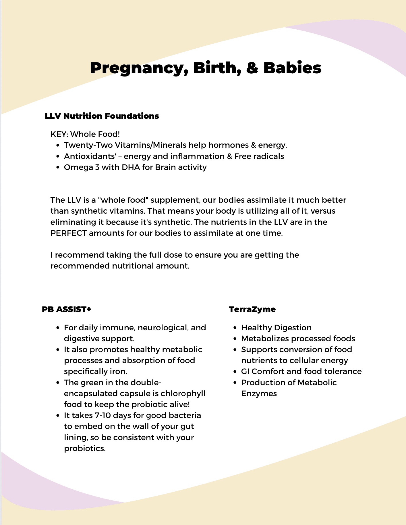 Pregnancy, Birth & Babies