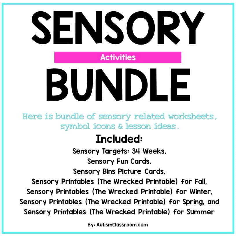 Sensory Activities Bundle