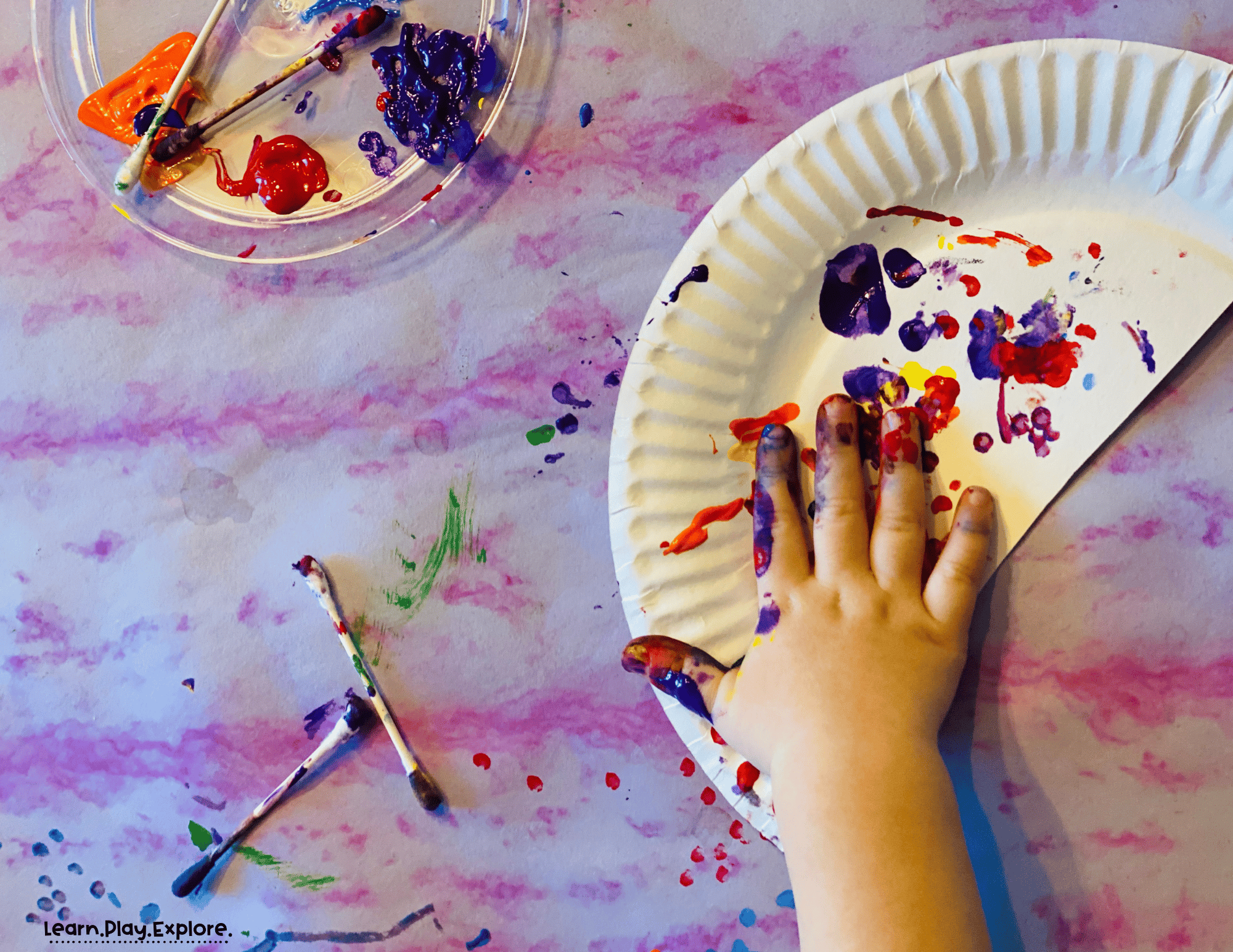 Messy Art With Toddlers