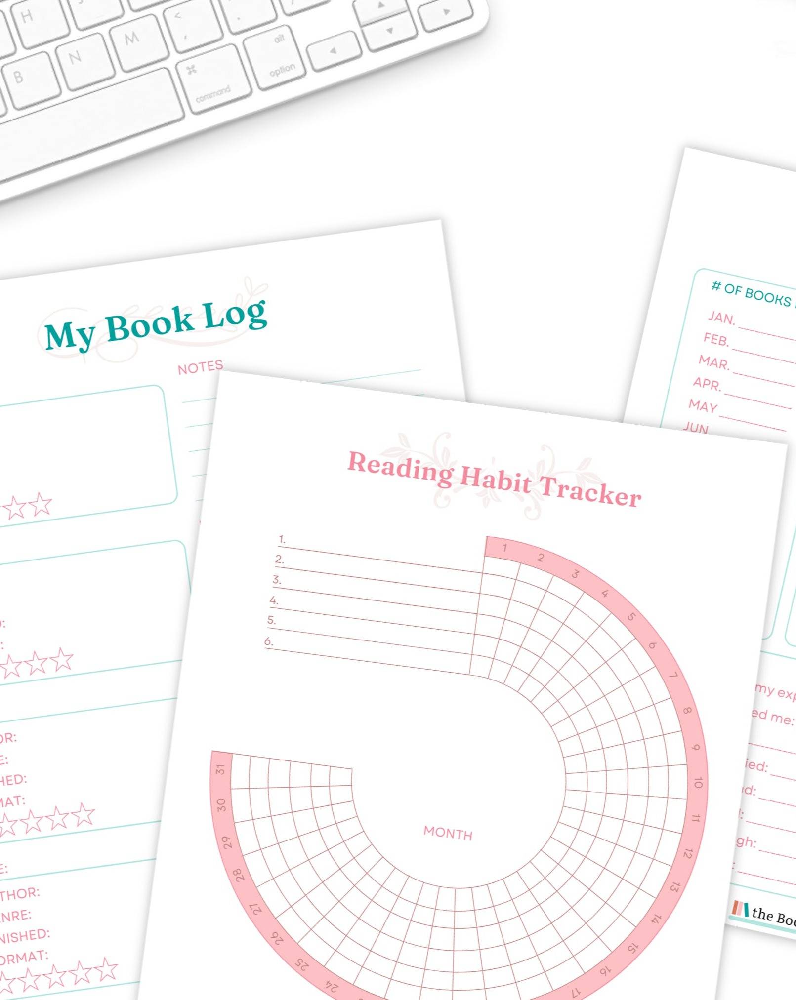 5 Free Printable Reading Trackers for Adults