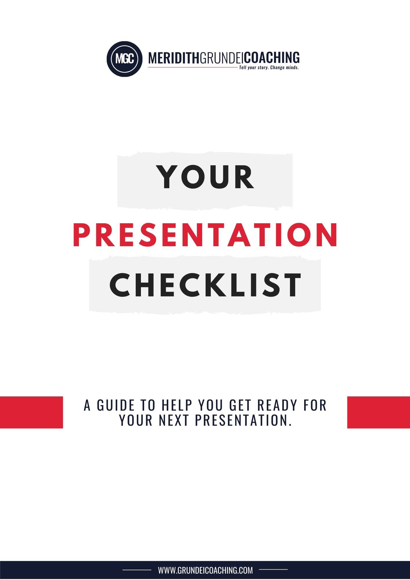 Your Presentation Checklist | MGC