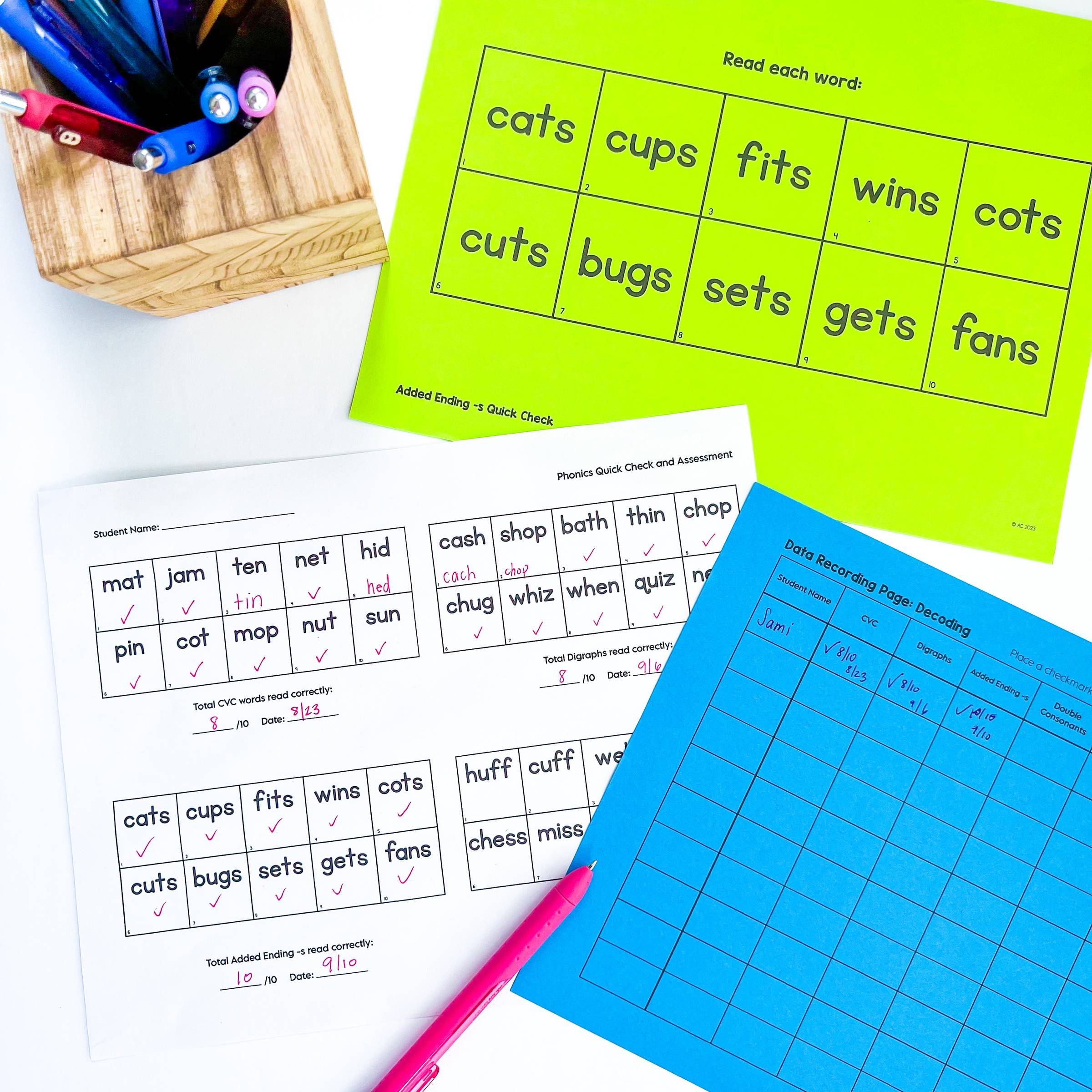 Free Phonics Quick Check Assessments