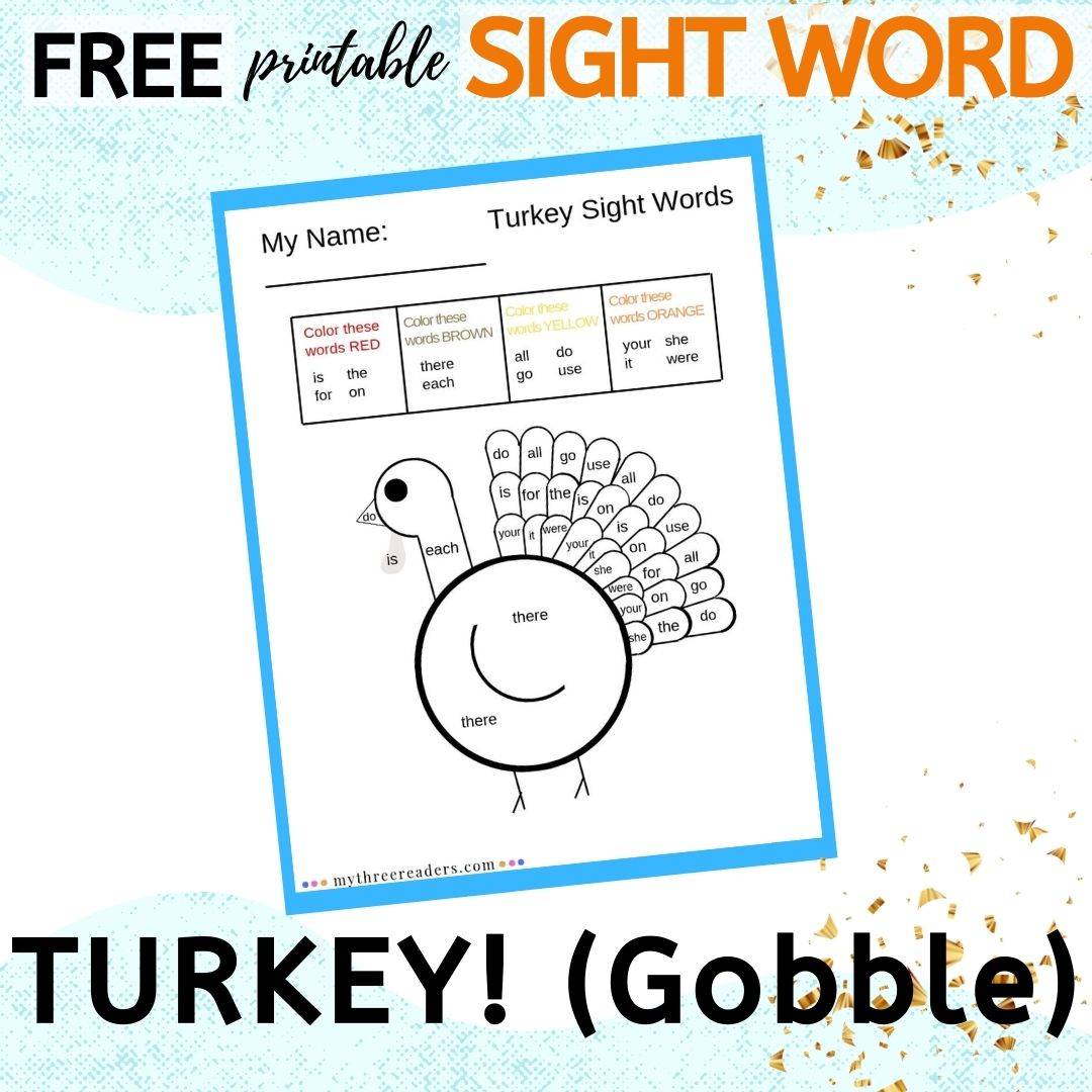 LP - Tch Rdng - Sight Word Turkey
