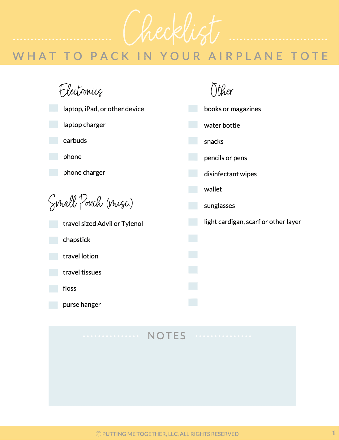 Packing Tips: What to Pack In an Airplane Tote