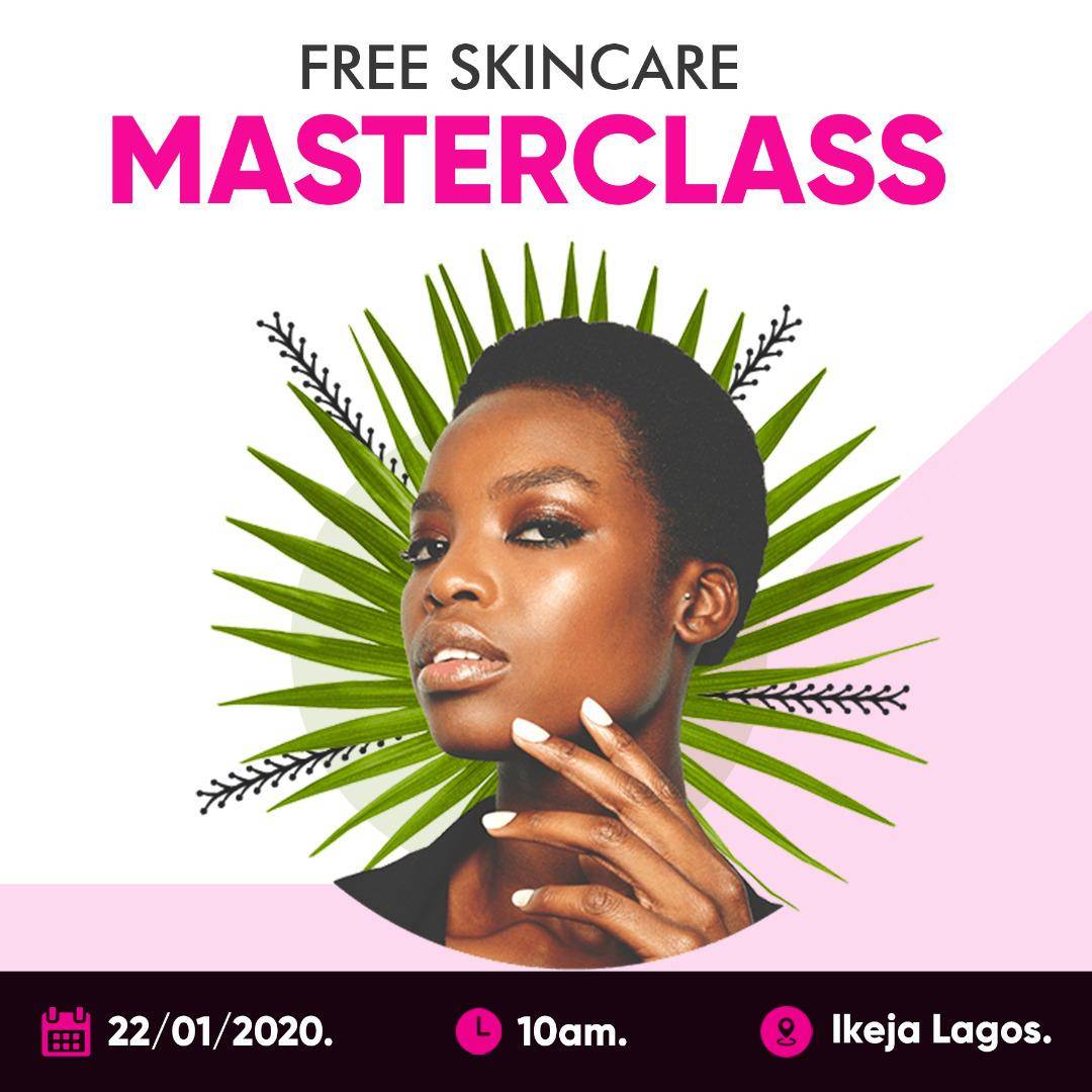 Signup to attend the FREE Skincare Masterclass