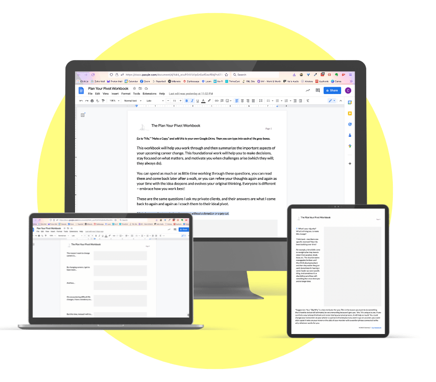Start planning for your career change today