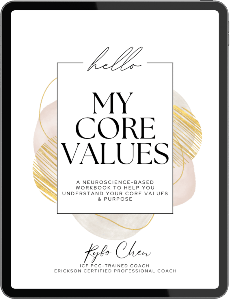 Get your FREE Core Values Workbook today!