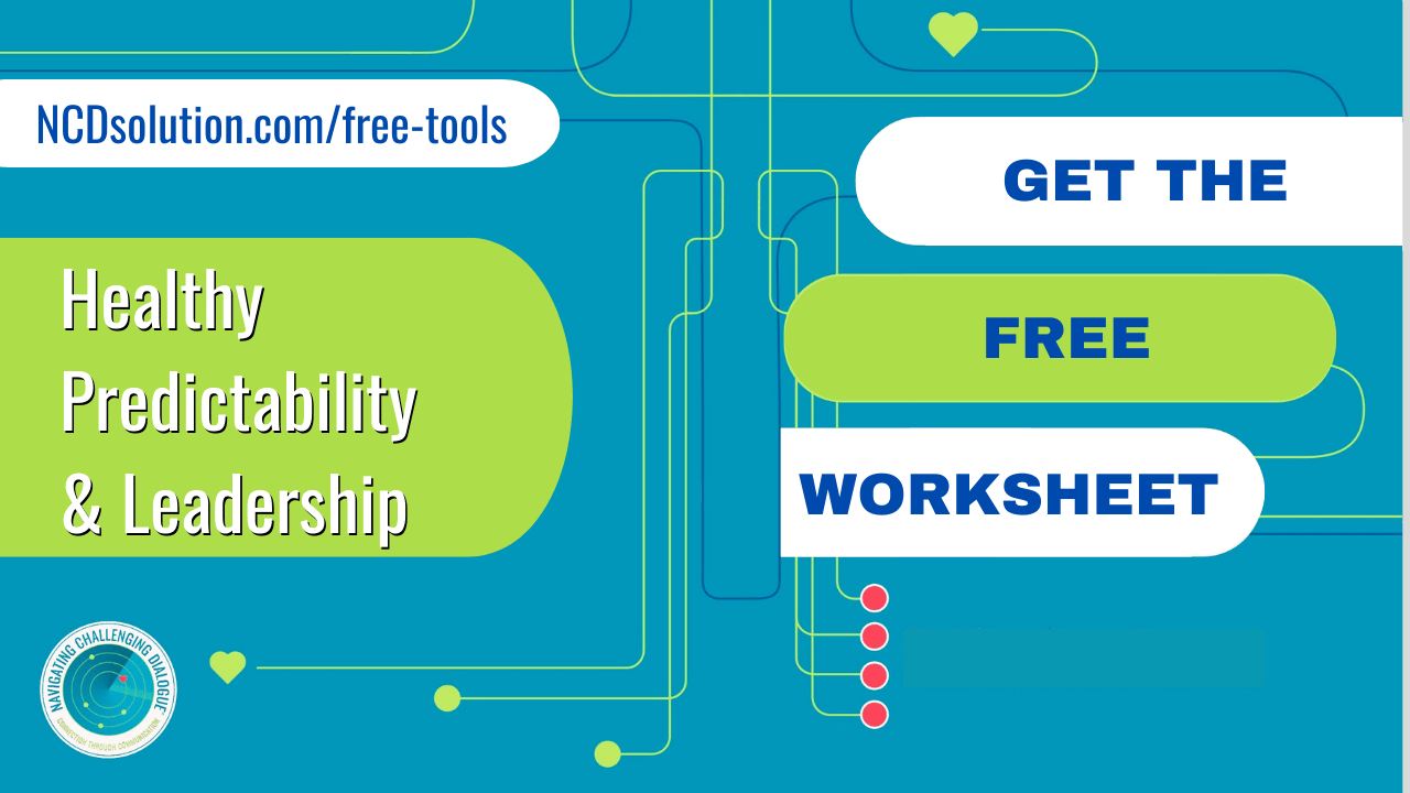 Healthy Predictability Worksheet
