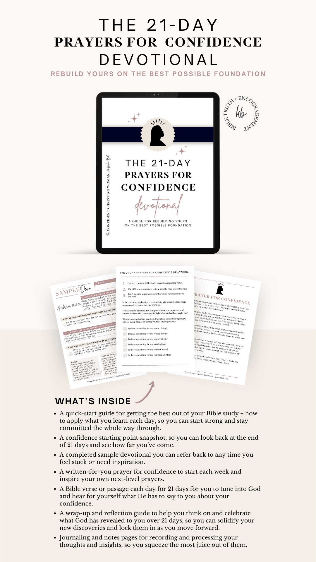 Prayers for Confidence Devotional