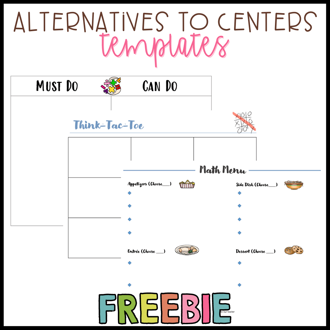 3 Super Easy Alternatives to Math Centers - The Owl Teacher