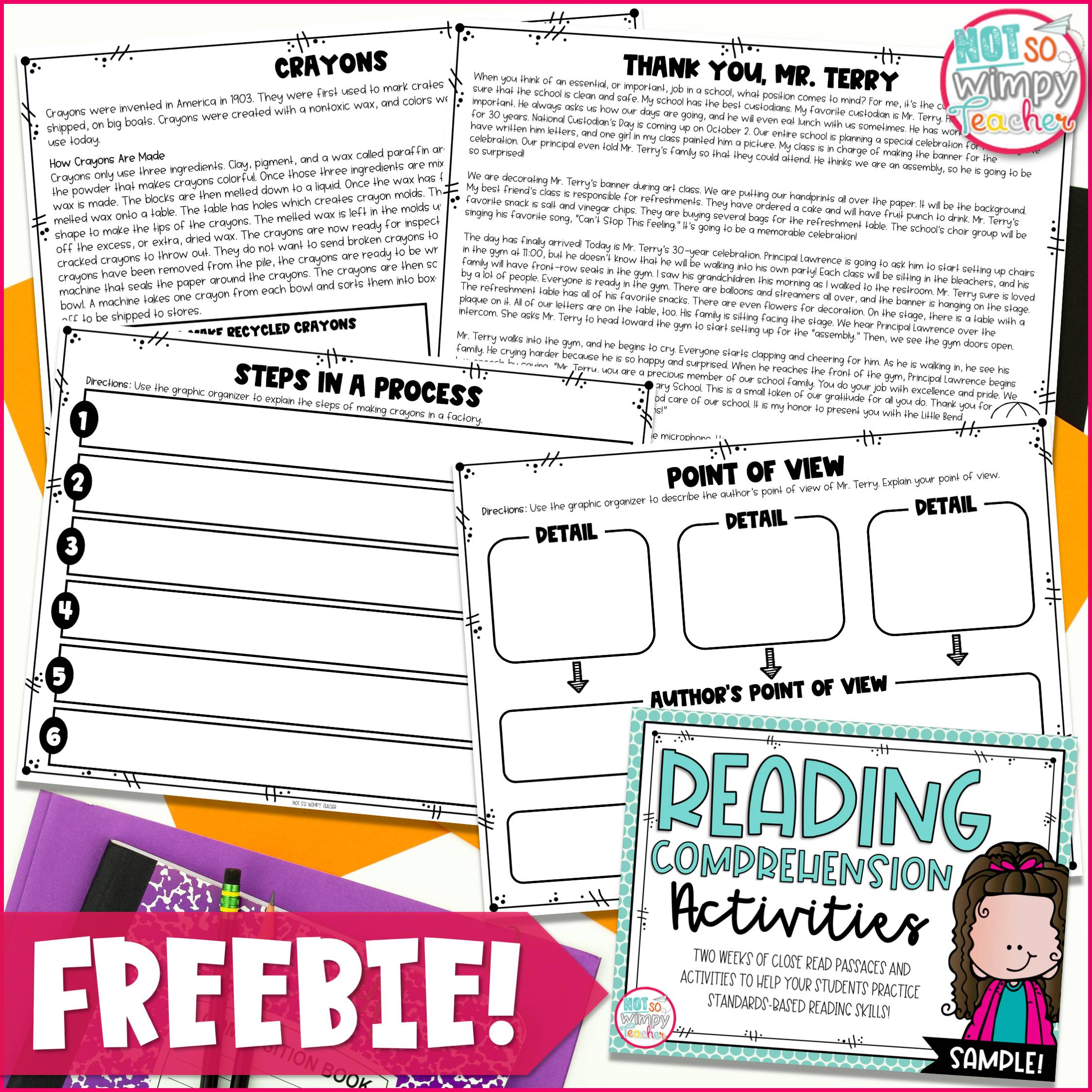 Free Reading Comprehension Activities