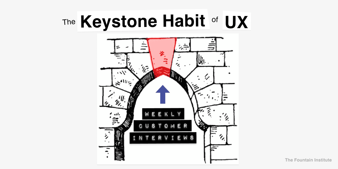 The Keystone Habit of UX