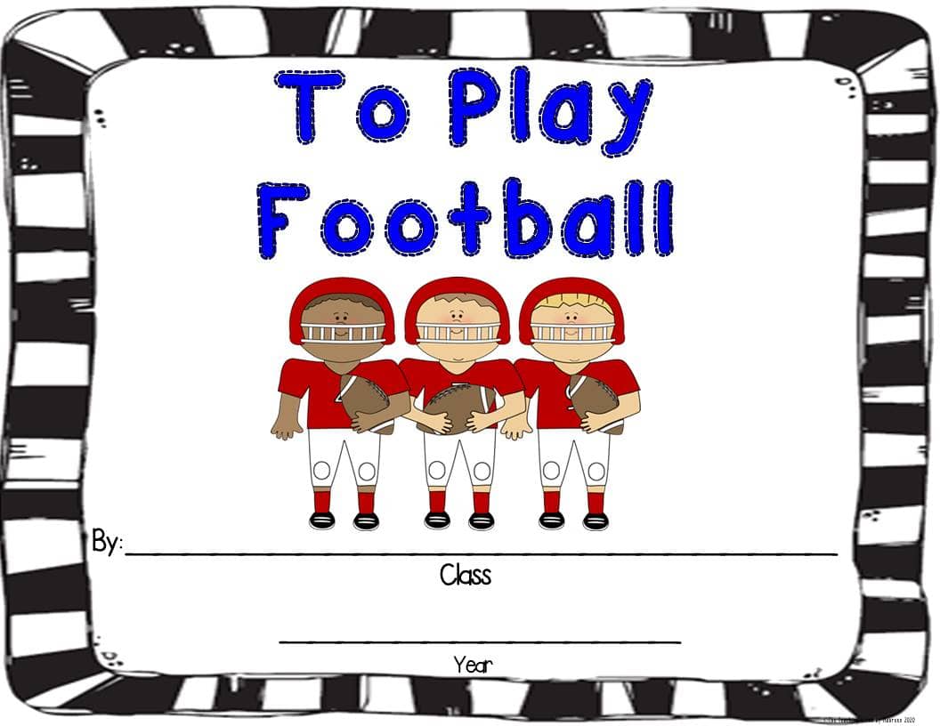 Football Children's Books With Literacy Activities
