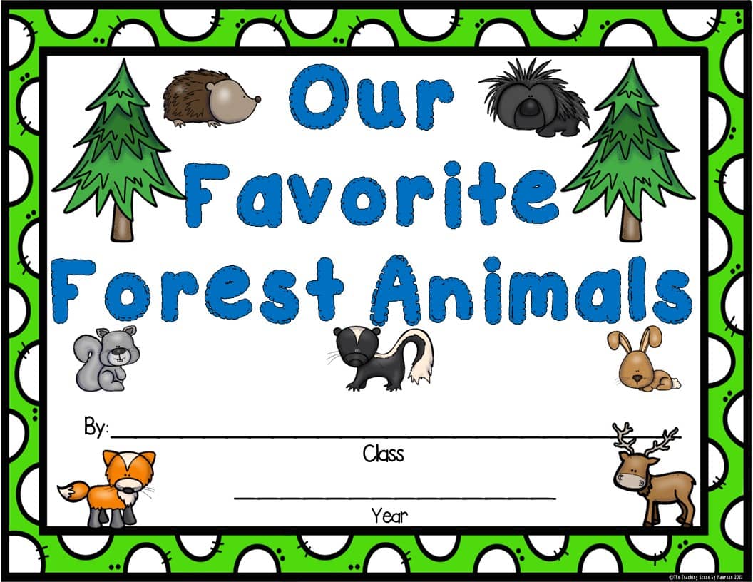 Cross-Curricular Forest Animals Thematic Unit Ideas - The Teaching Scene