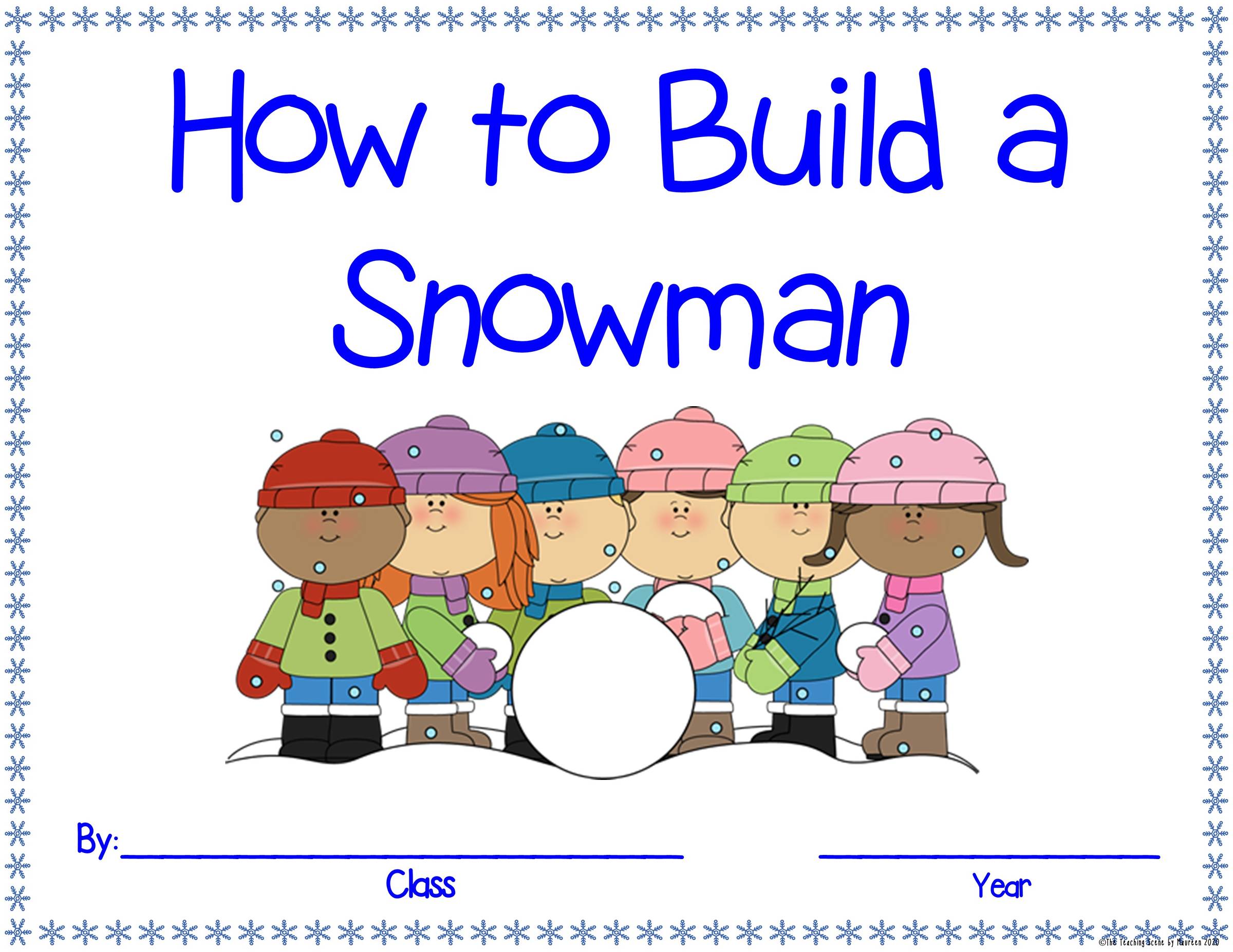 Snowmen Children's Books With Literacy Extension Activities