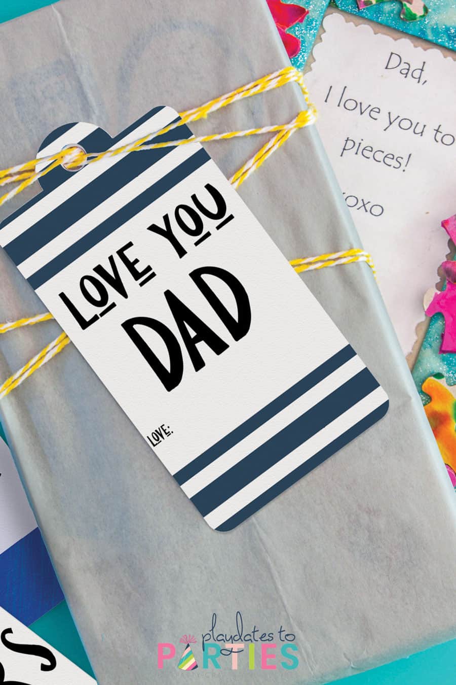 Printable Tags For Fathers Day Father's Day Gift Tag Template,