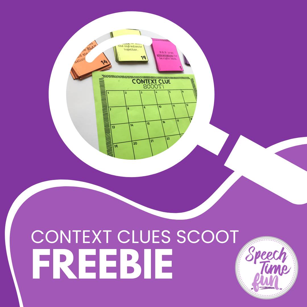 Context Clues Scoot Freebie