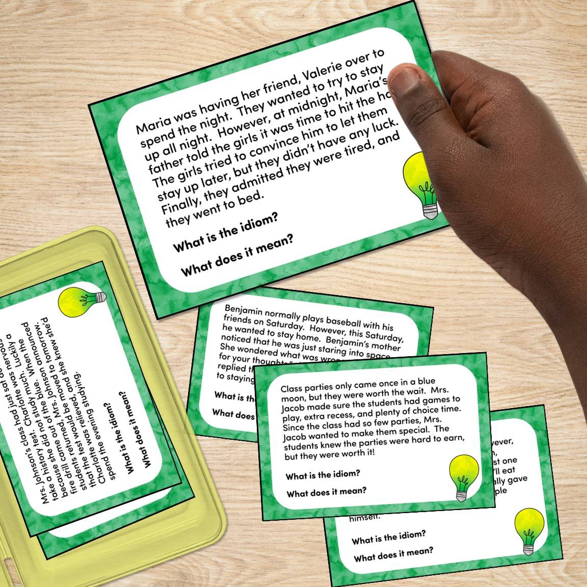 Idiom Story Cards