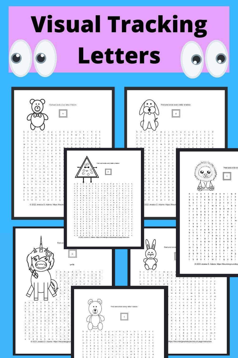 Visual Tracking Letter Recognition Occupational Therapy