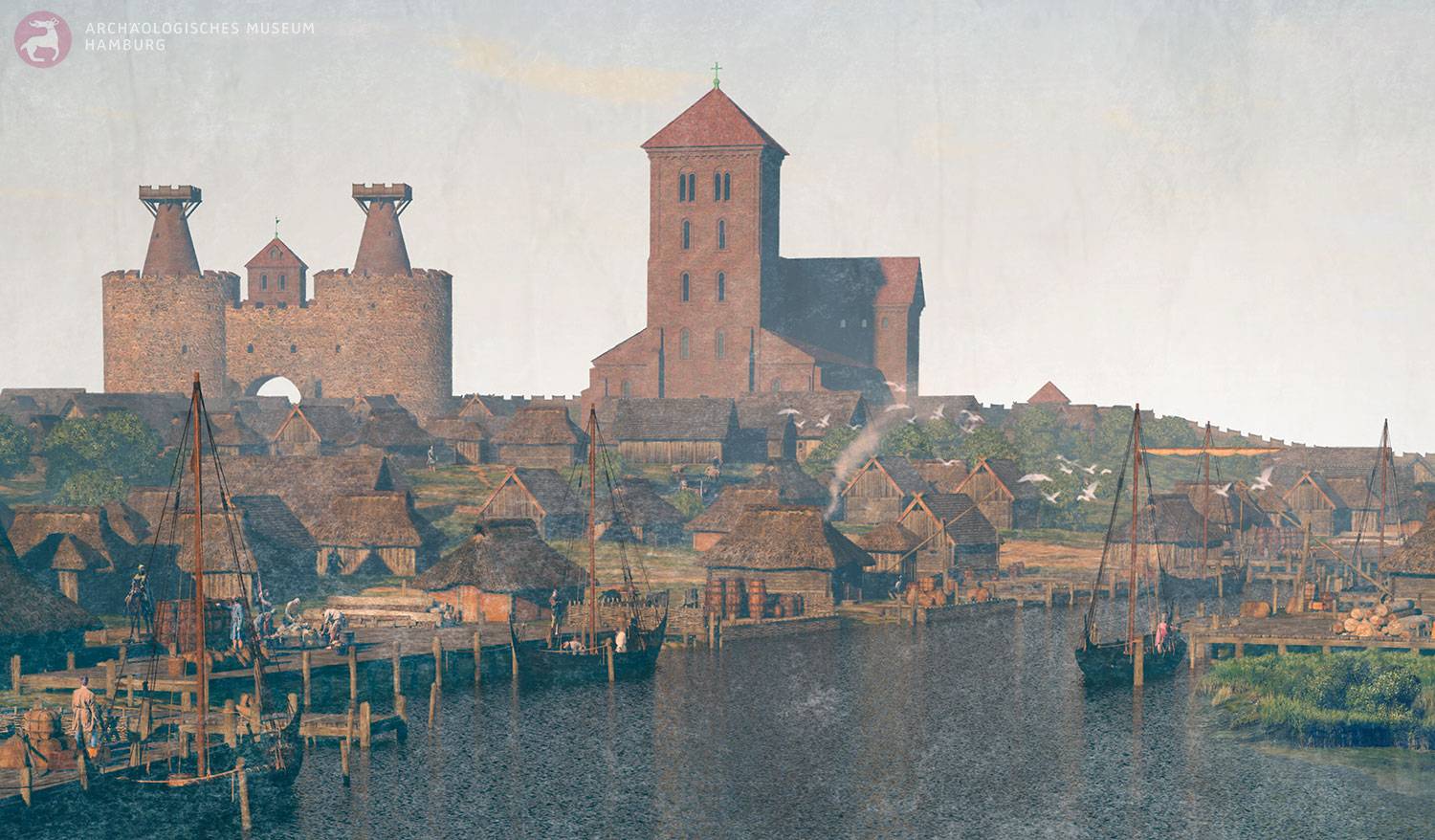 My Latest Museum Illustrations of Medieval Hamburg
