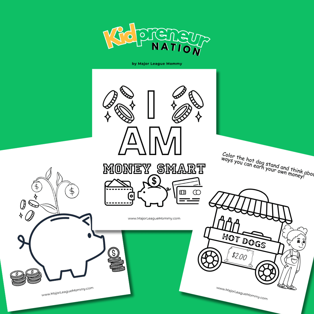Grab Your FREE Financial Literacy Coloring Sheets