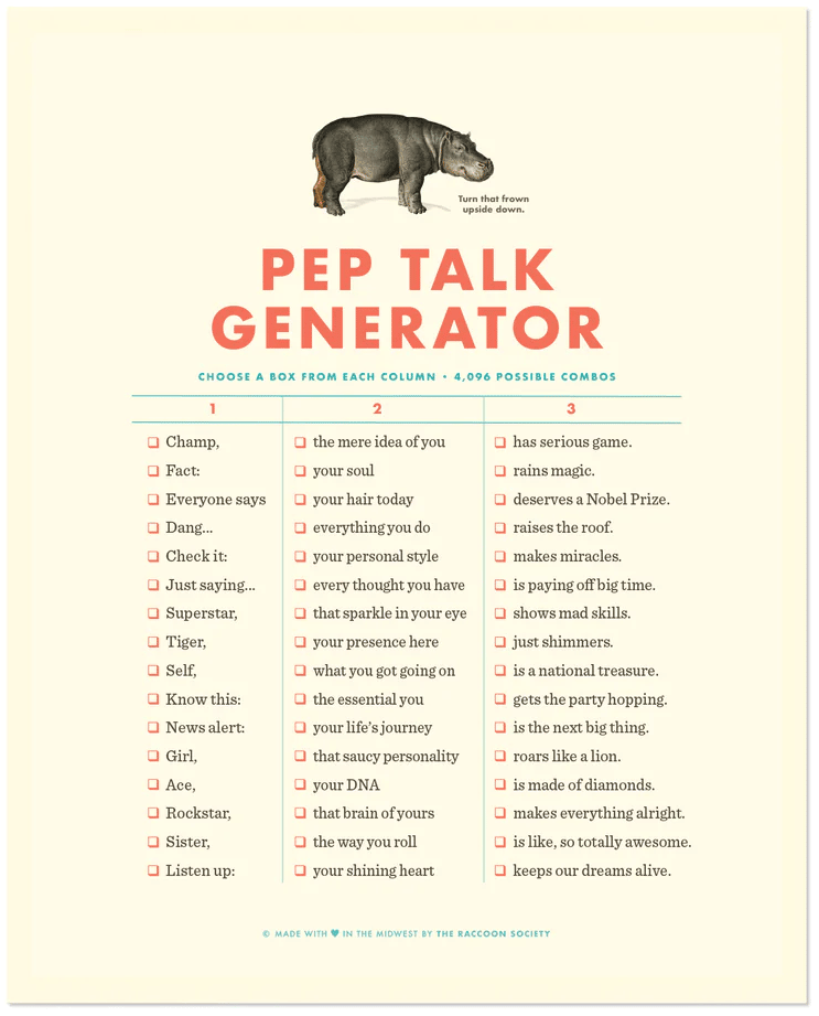 FREE Digital Checklist, 10-Year Life Plan, and a Pep Talk Generator