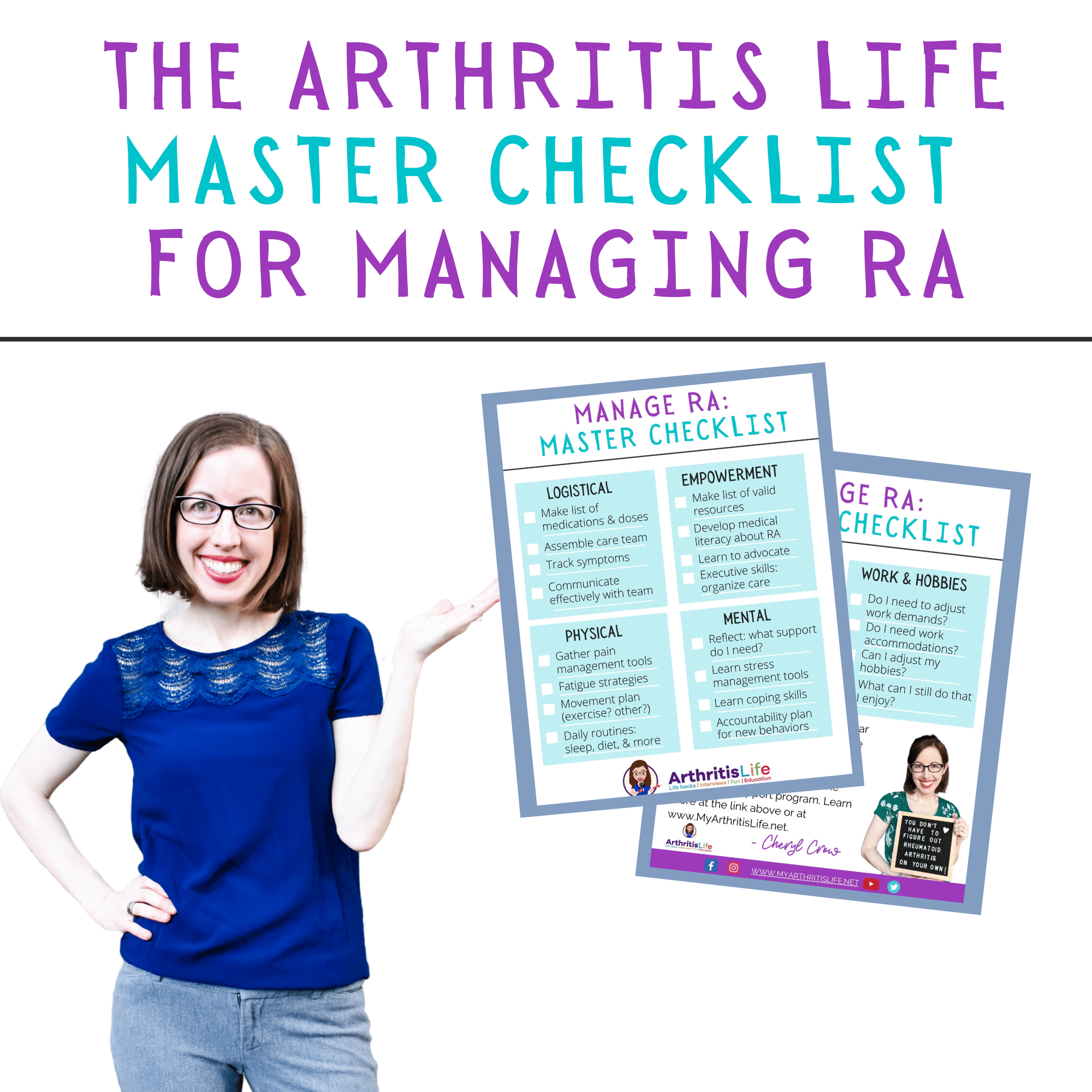 The Arthritis Life Master checklist for Managing RA