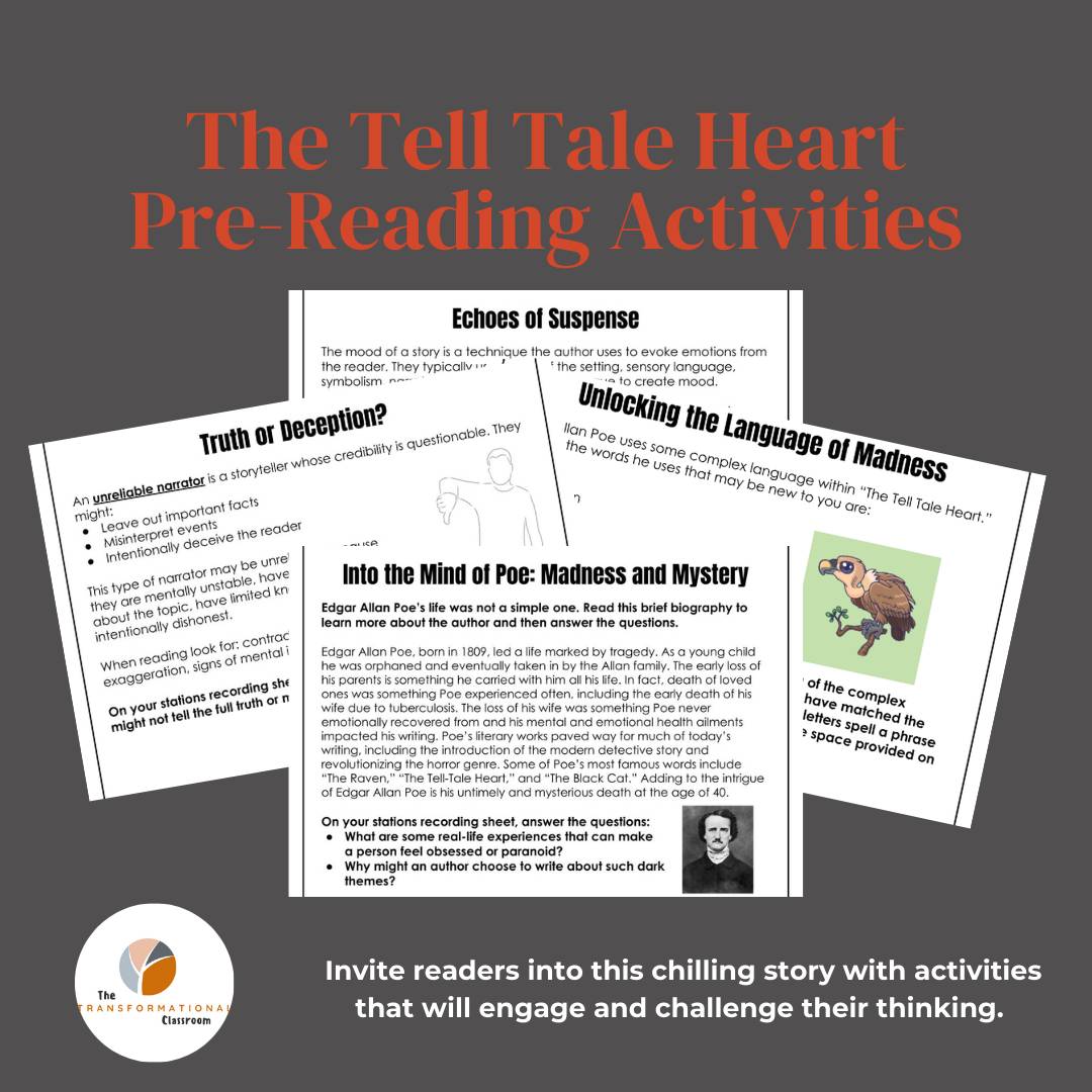 The Tell Tale Heart Starter Kit