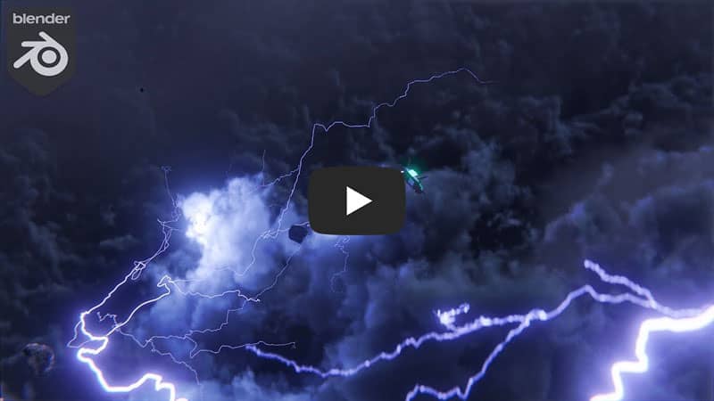 [Resources] Lightning Simulation in Blender 🌩️⚡