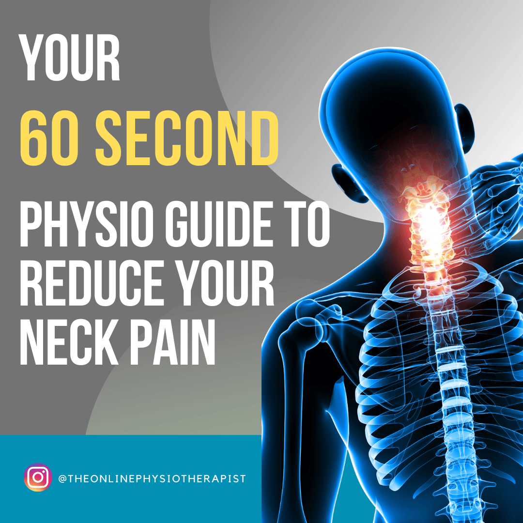 FREE PDF: Your 60 Second Physio Guide To Reduce Your Neck Pain