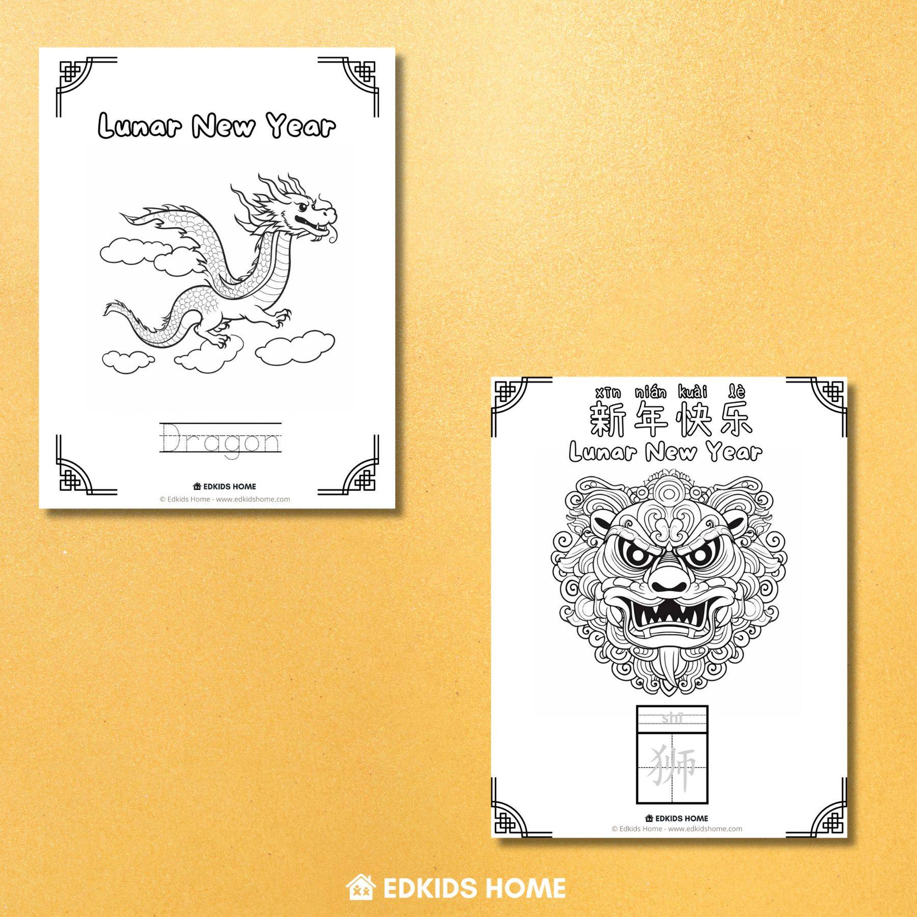 Chinese New Year Coloring Pages