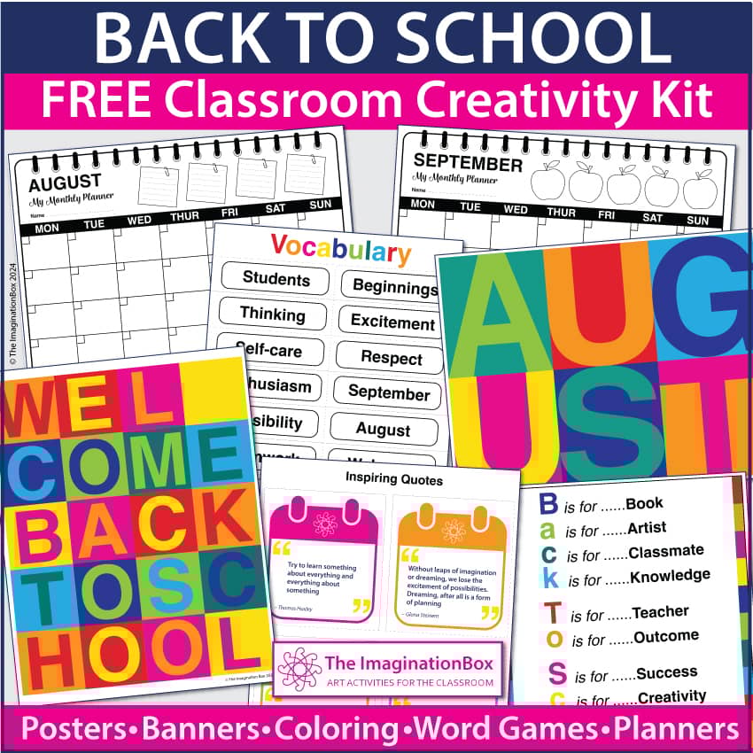 FREE Back to School Creativity Kit for Busy Teachers