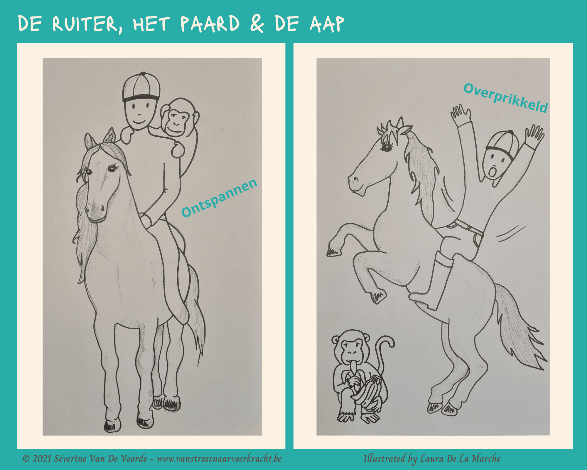 De metafoor van de ruiter, het paard & de aap