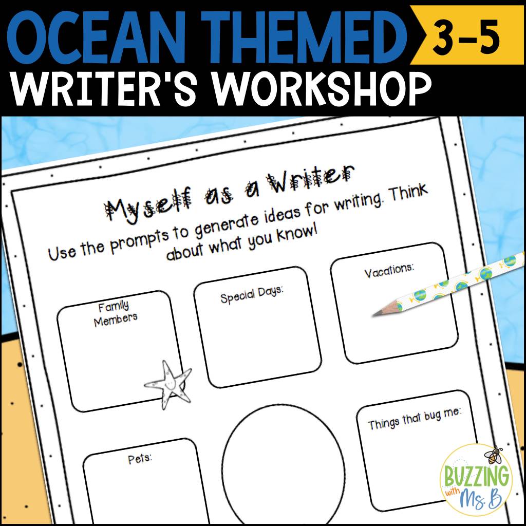 Writer's notebooks for writing fluency in 34d-5th grade - Buzzing with ...