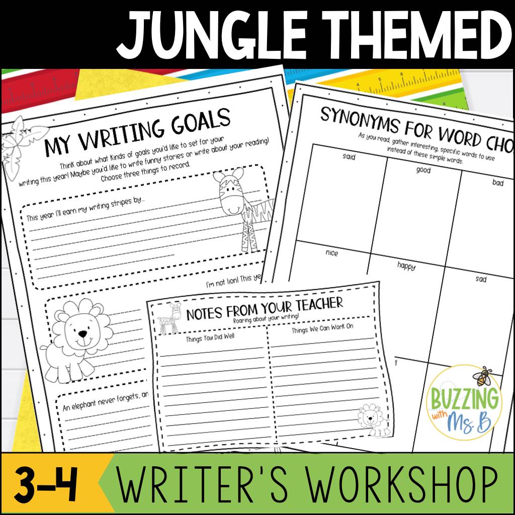 Writer's notebooks for writing fluency in 34d-5th grade - Buzzing with ...