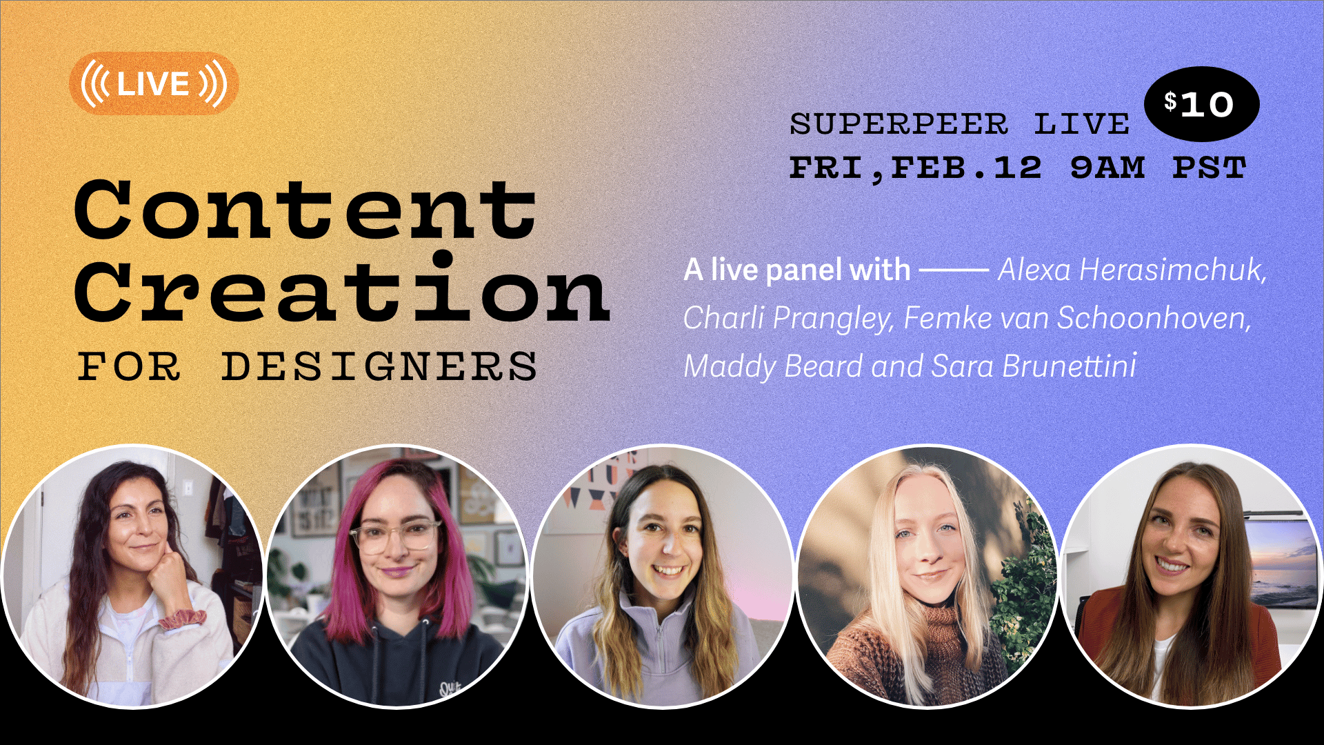 Content creation for designers