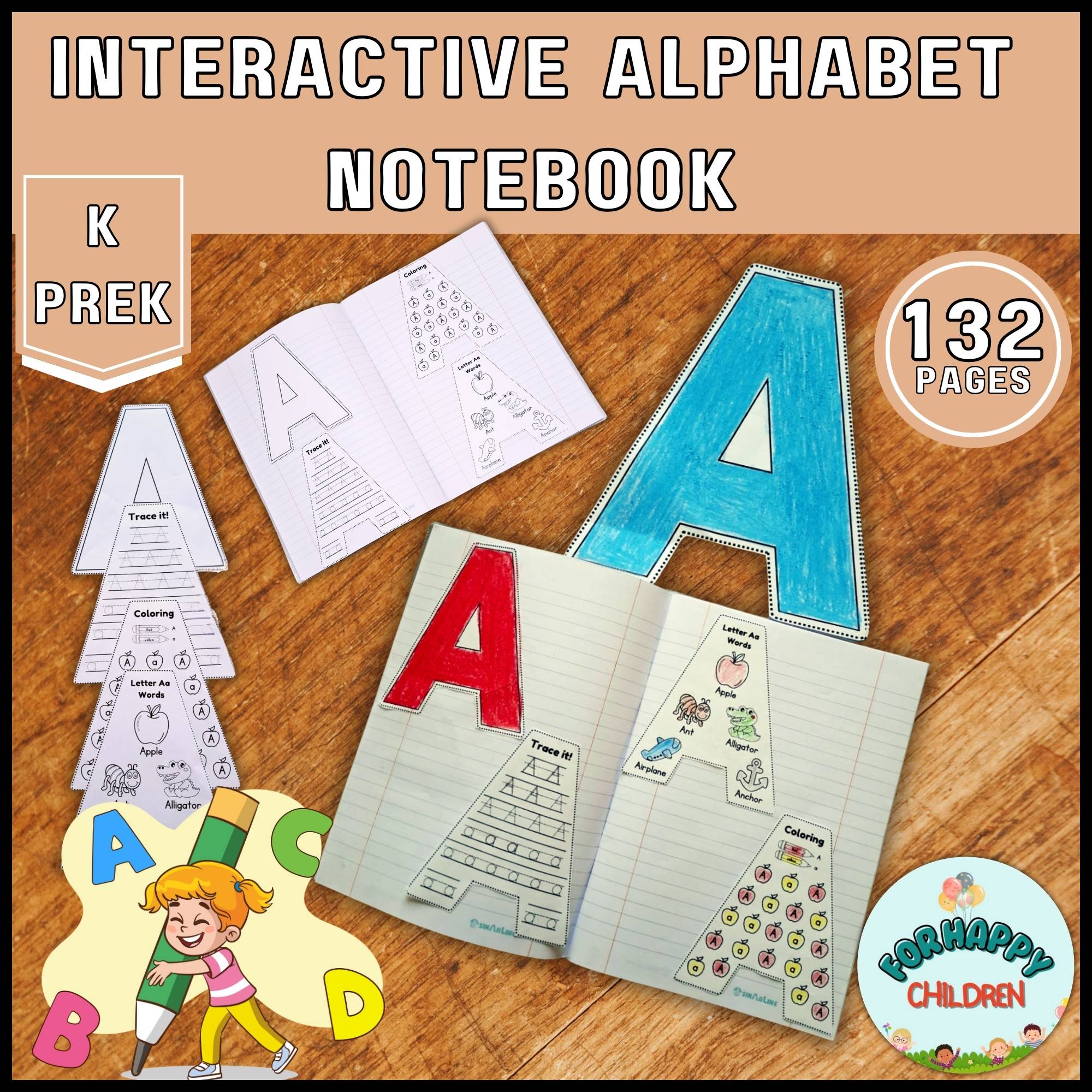 FREE Interactive NOTEBOOK: Start Learning with the Letter "A" Today!