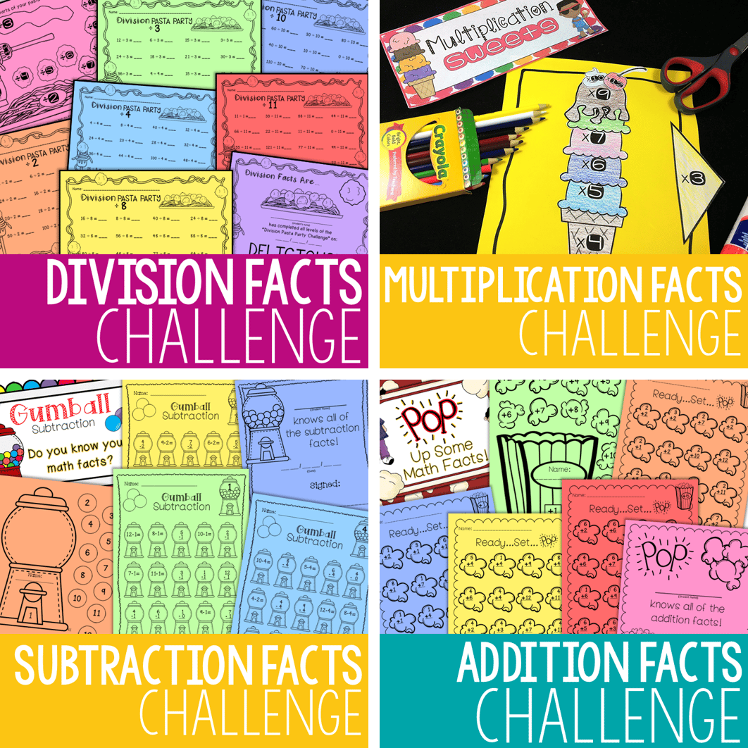 Math Facts Challenges