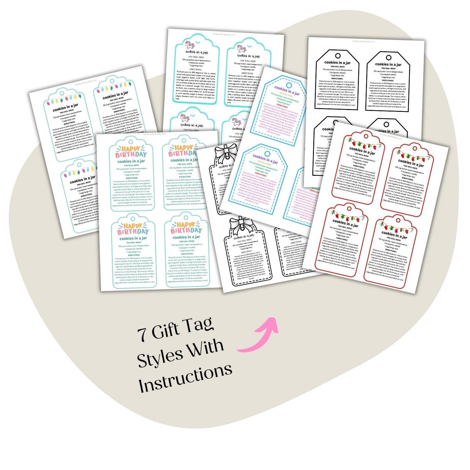 DIY Cookie Mix In A Jar Gift - Intentional Hospitality