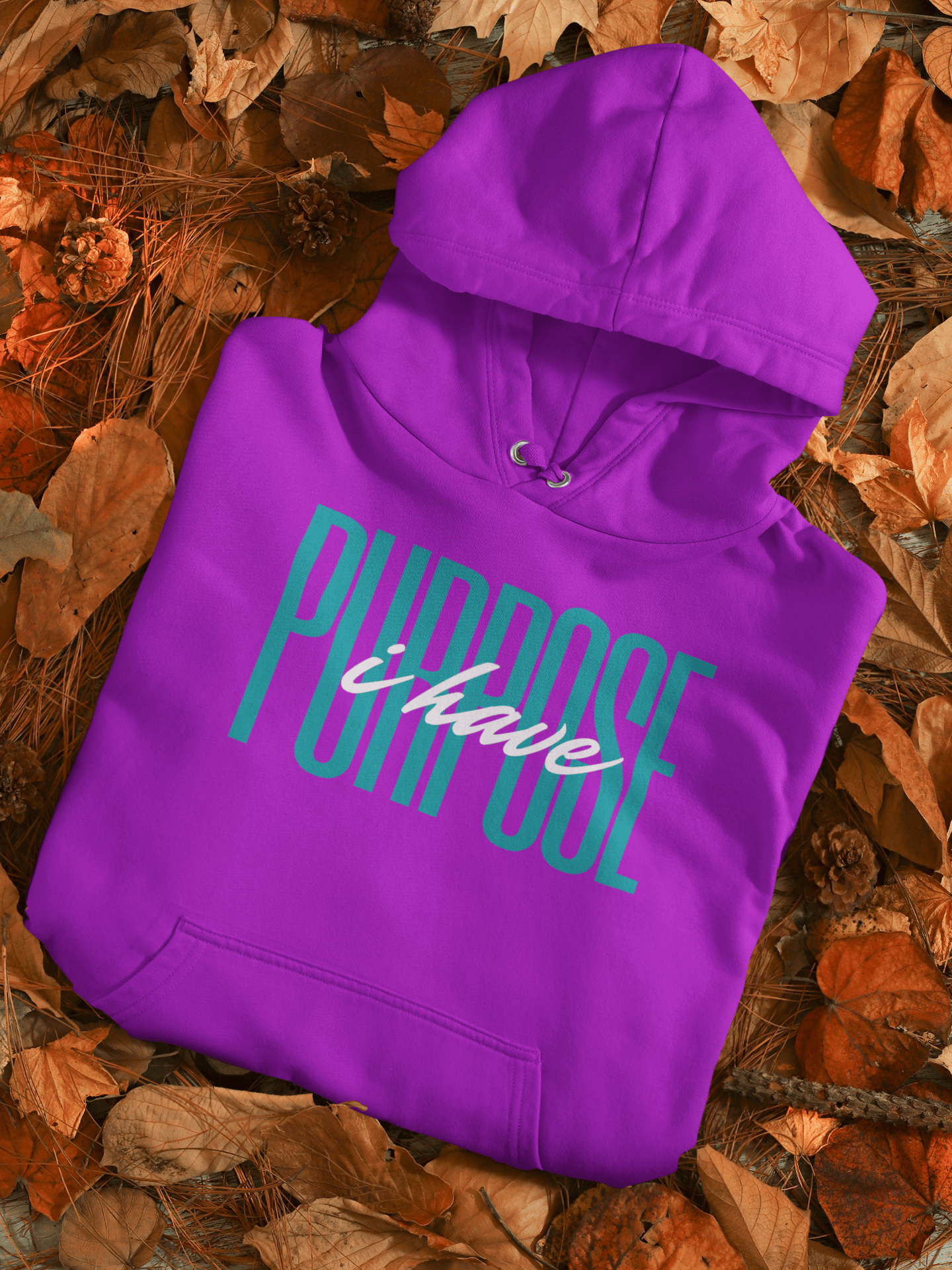 Purple I Have Purpose Hoodie