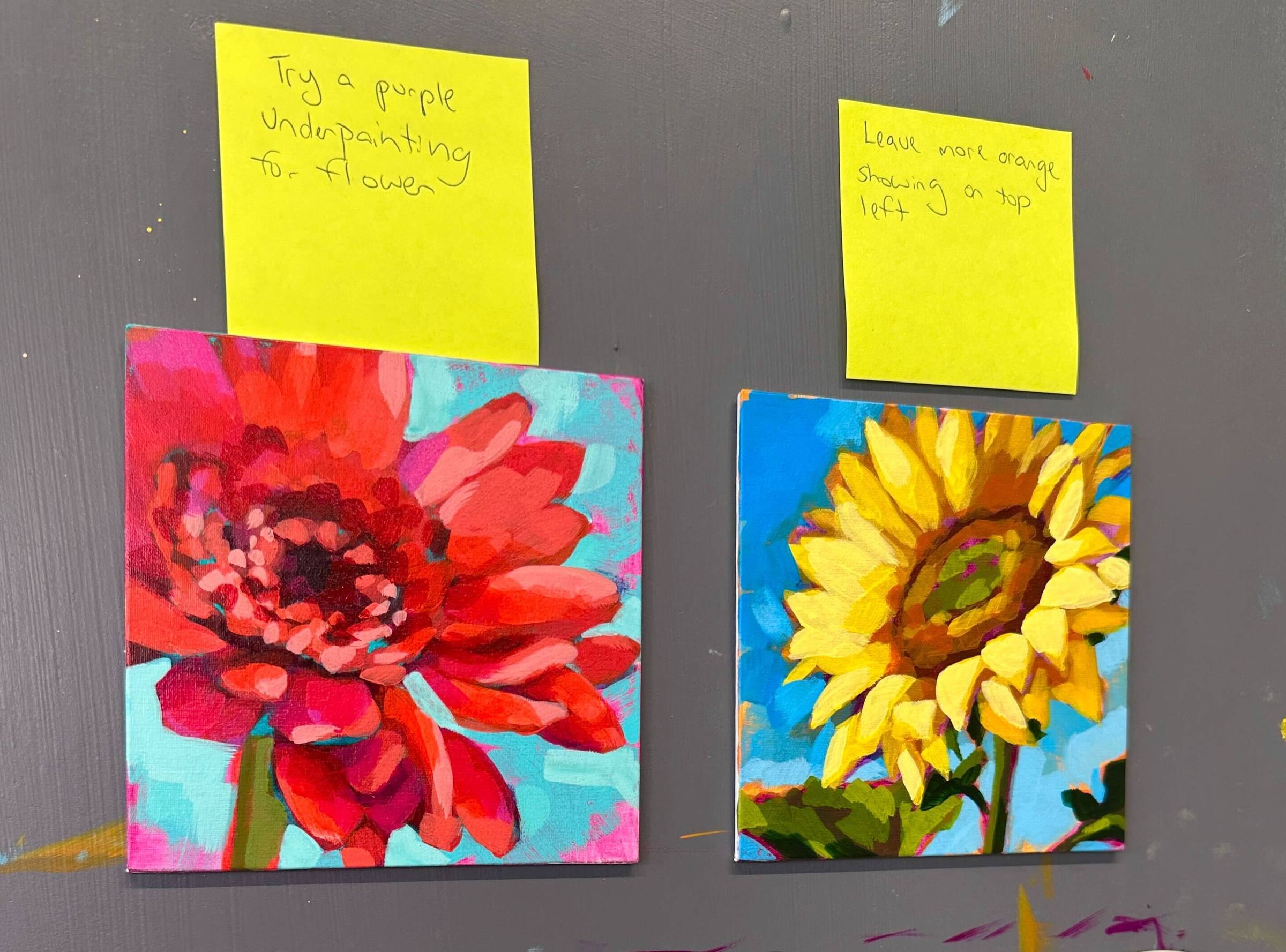 Post-It Note Progress: Practical Tips for Improving Your Paintings ...