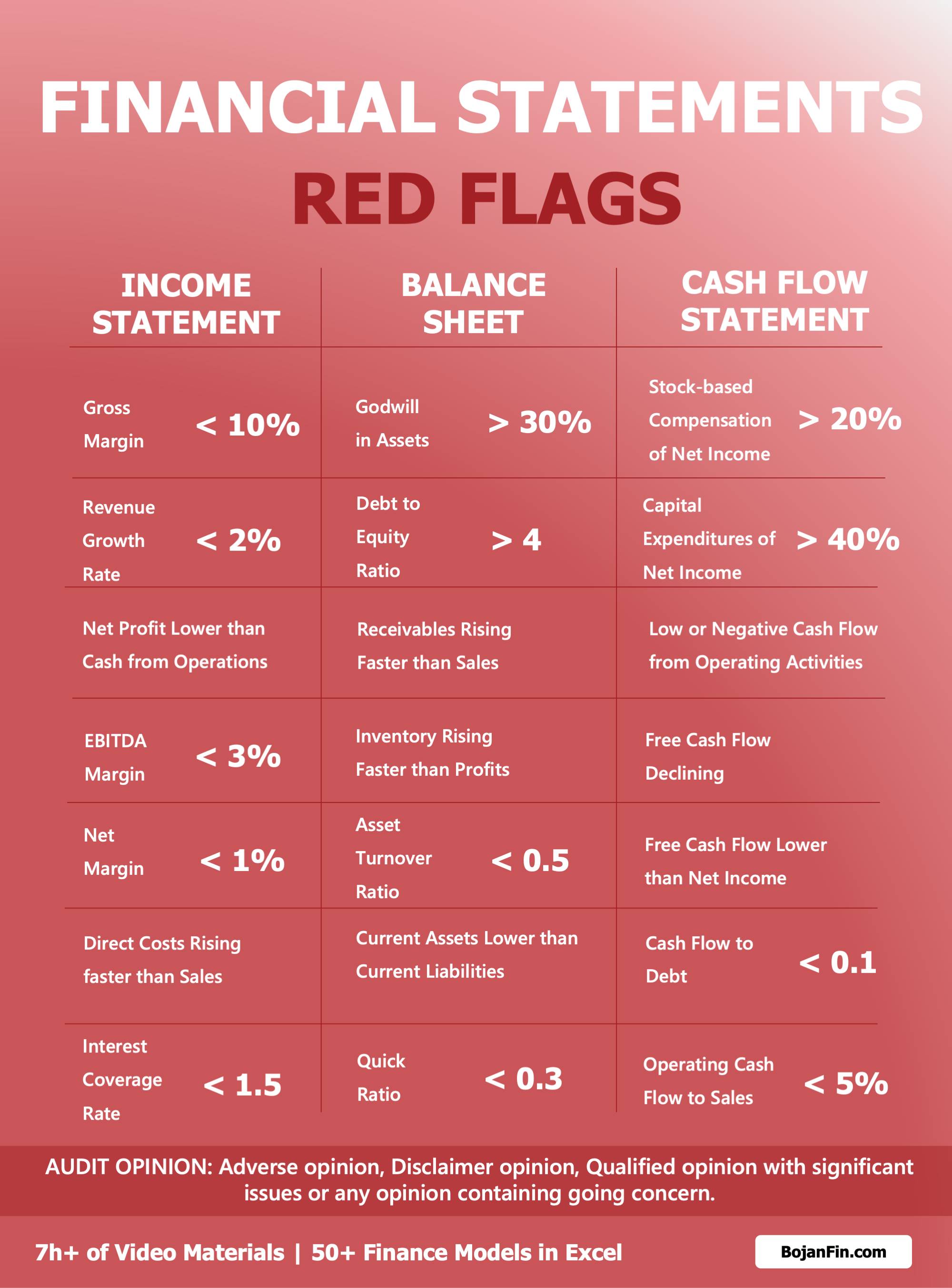 Financial Statements Red Flags